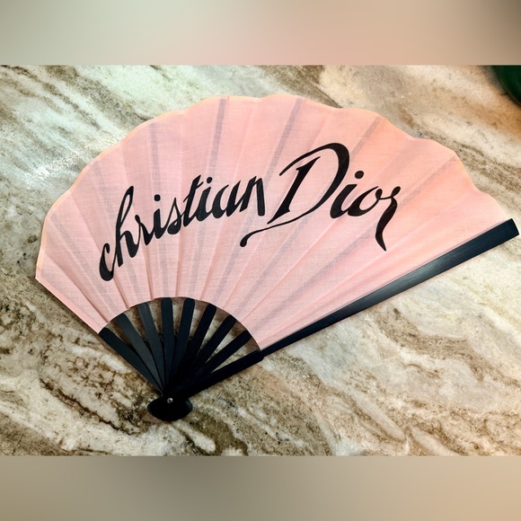 Other | Christian Dior Miss Dior Sensu Pink Folding Fan New In Plastic ...